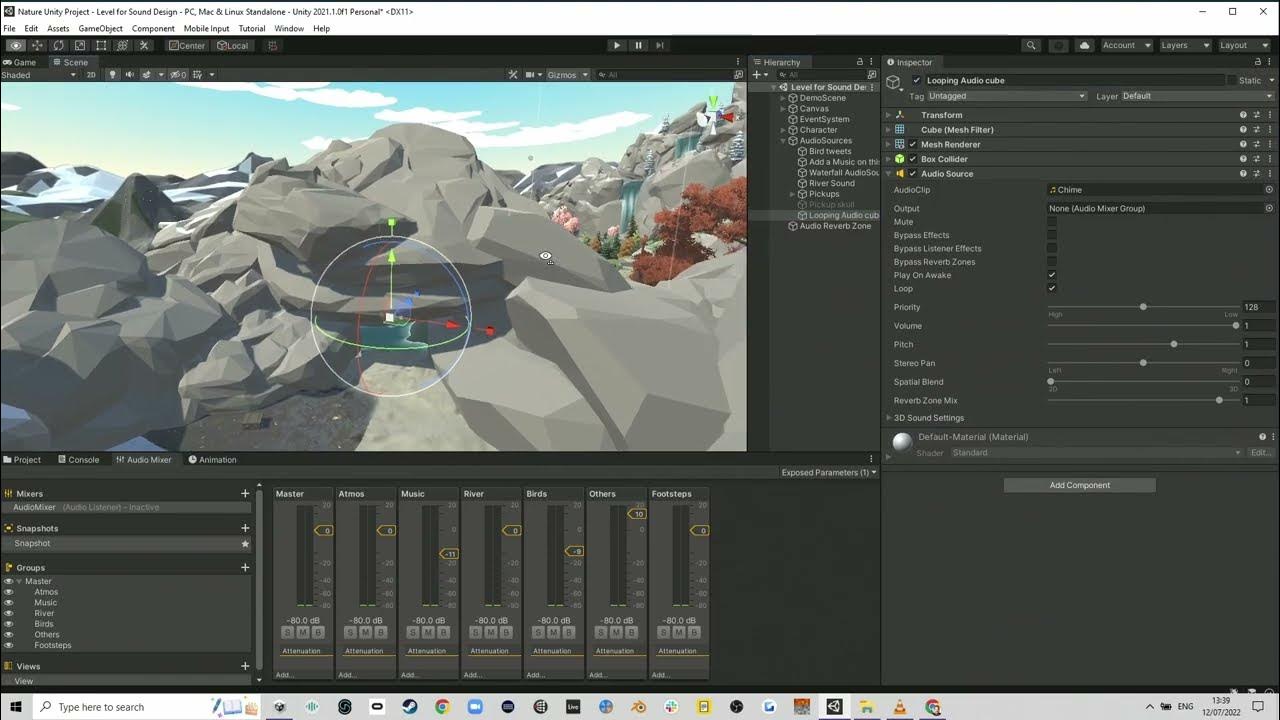 Setting up Reverb Zones in Unity - YouTube