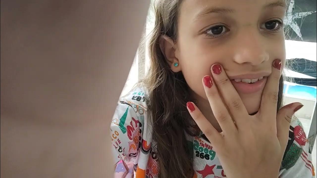 eu fazendo a minha unha que ficou orrivel - YouTube