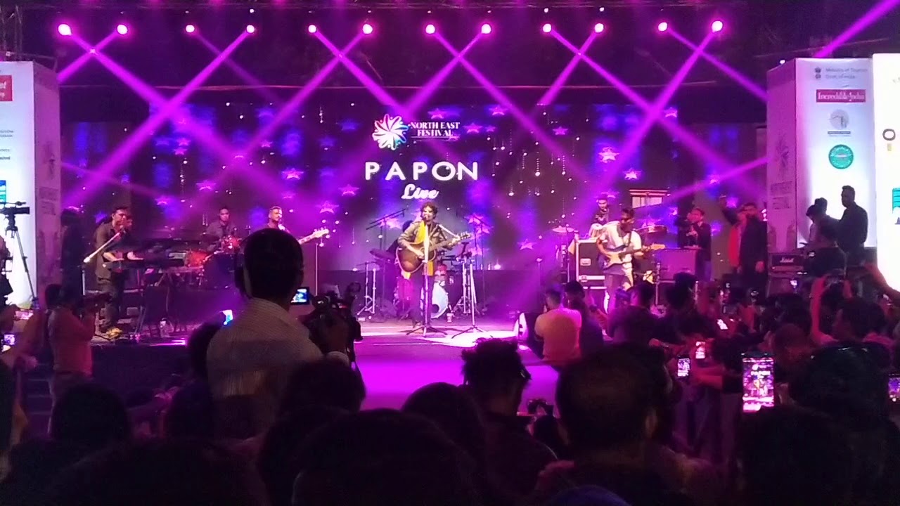 Papon da Live in North East Festival - YouTube