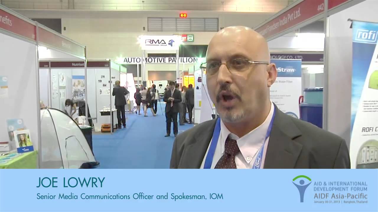 Joe Lowry, Senior Media Communications Officer and Spokesman, IOM - YouTube