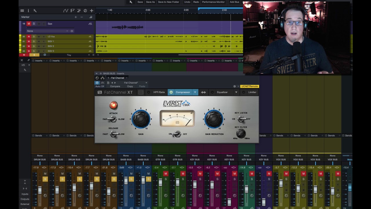 Presonus Fat Channel XT | Everest C100A Plugin | HomeRecordingMadeEasy ...