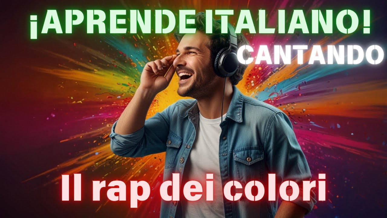 APRENDE los colores en ITALIANO cantando Il rap dei colori - YouTube