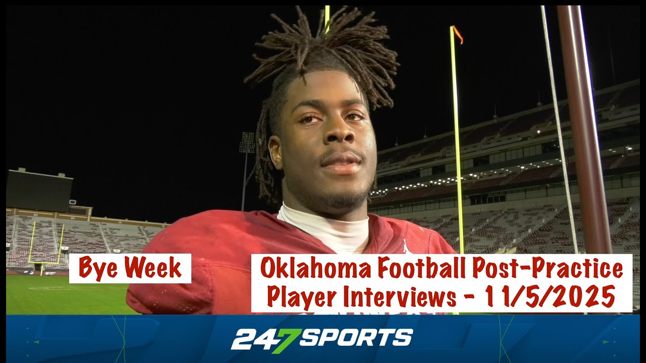 Oklahoma Football Post-Practice Player Interviews (Bye Week) - 11/5 ...