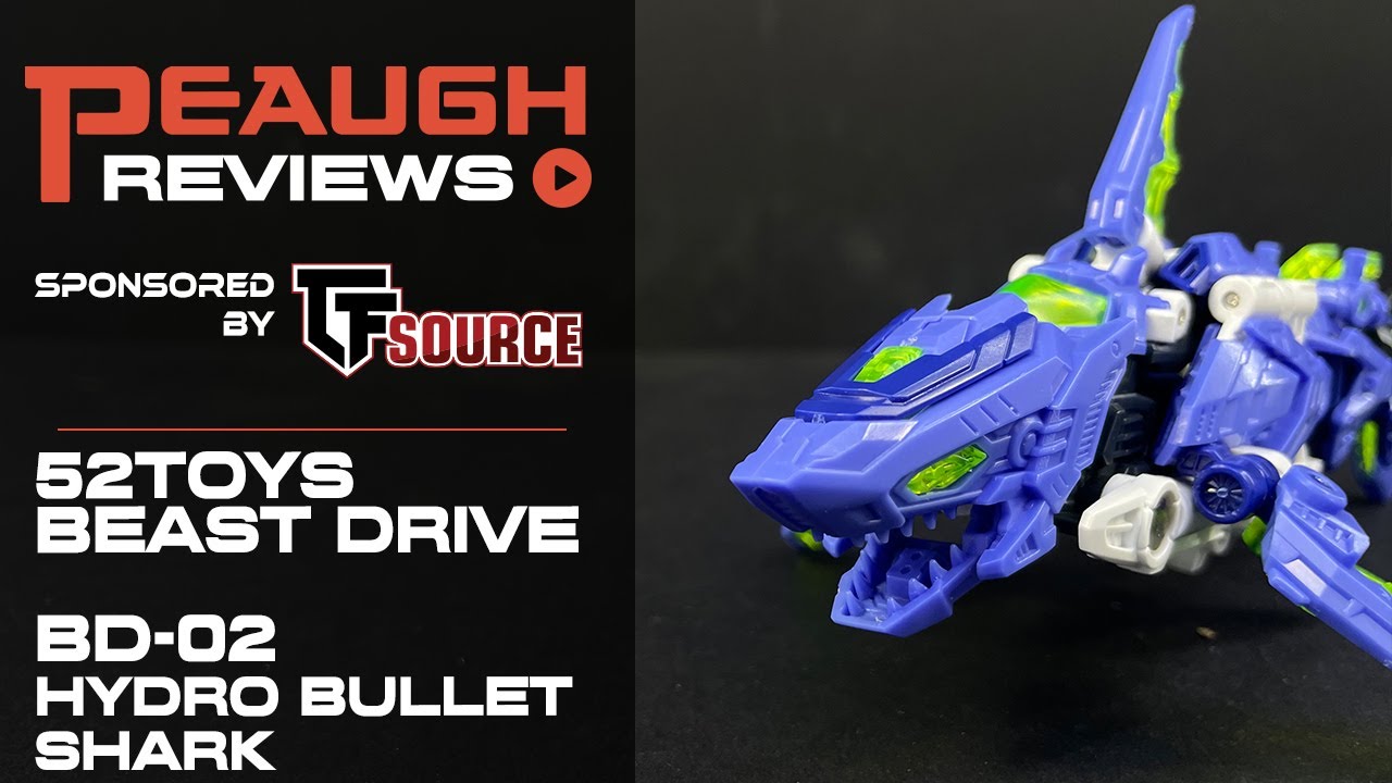 Video Review: 52toys BeastDrive BD-02 HYDRO BULLET SHARK - YouTube