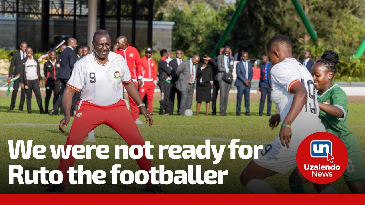 Excitement as President Ruto Plays Football With Junior Starlets At ...