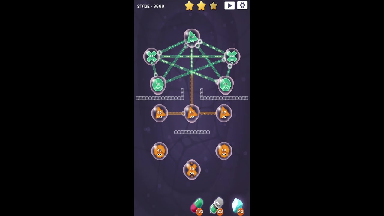 Cell Expansion Wars - Stage 3688 ⭐⭐⭐ Walkthrough - YouTube