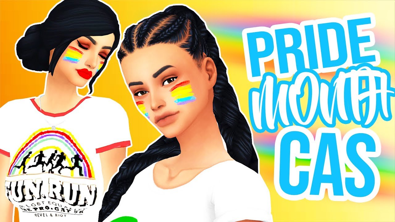 The Sims 4: Pride CAS! OPPOSITES ATTRACT? // Happy Pride Month - YouTube