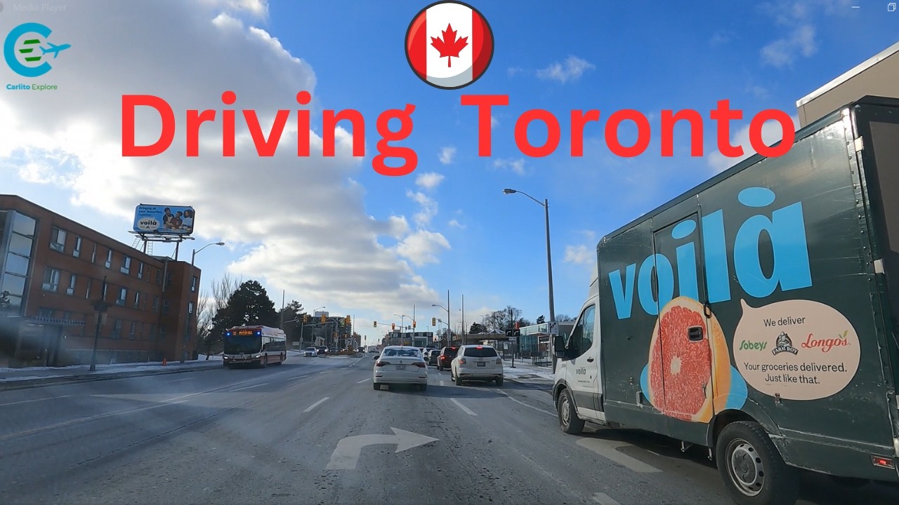 Toronto Driving Tour Eglinton Avenue 4K HDR | Virtual Driving Tour ...