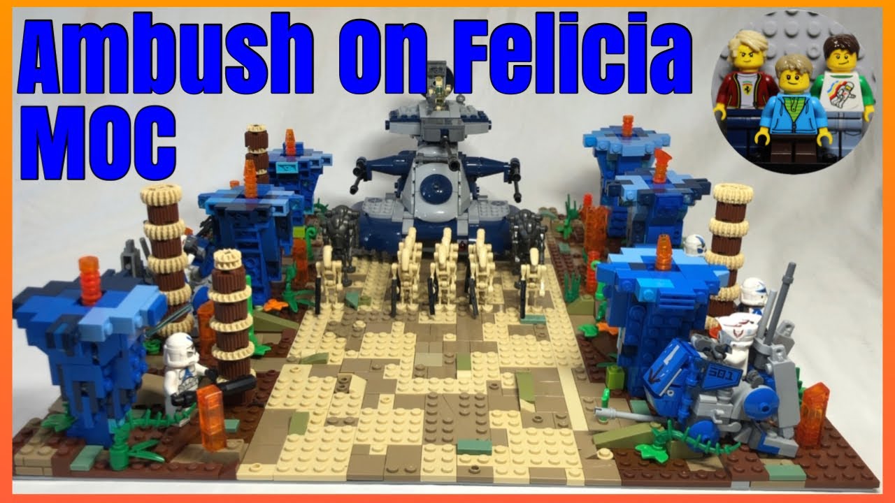 LEGO Star Wars 501st Ambush on Felucia MOC - YouTube