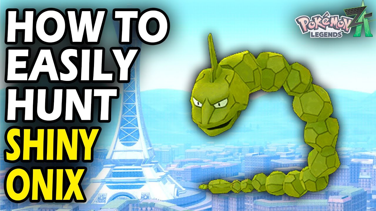How to EASILY Shiny Hunt Onix in Pokemon Legends Z-A - YouTube