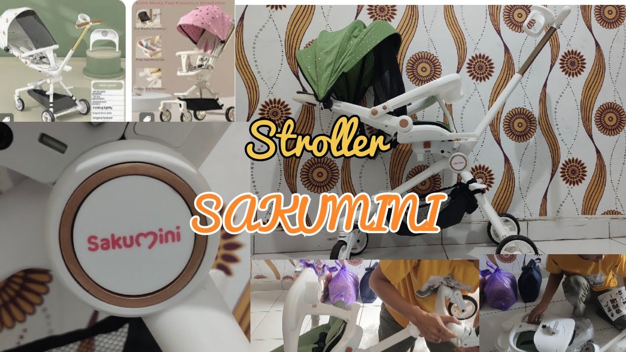 UNBOXING DAN INSTALASI STROLLER BAYI SAKUMINI - YouTube