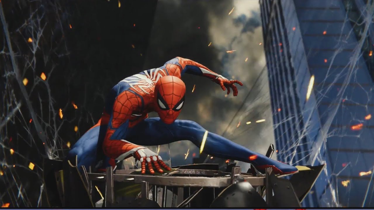 Fisk Construction Site Battle - SPIDER-MAN PS4 - YouTube