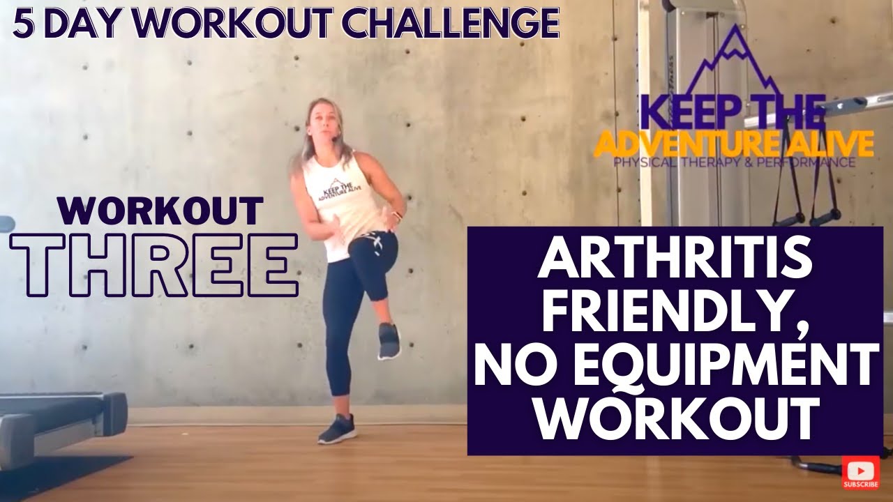5 Day workout Challenge for BEGINNERS with Arthritis PAIN | Day THREE ...