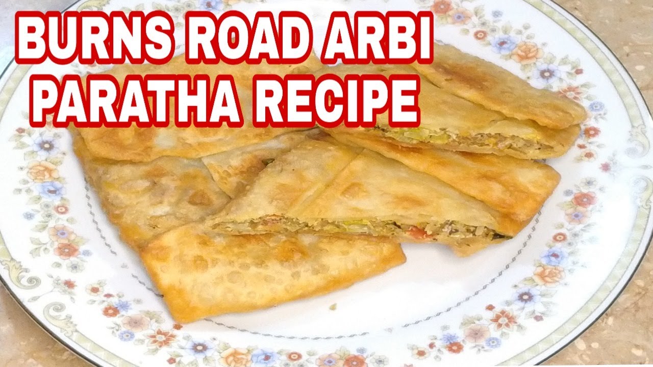 Arabic, Arbi paratha, How to make cook Saudi Arabia famous crispy ...