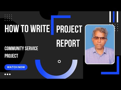 Project report for Community Service Project - YouTube