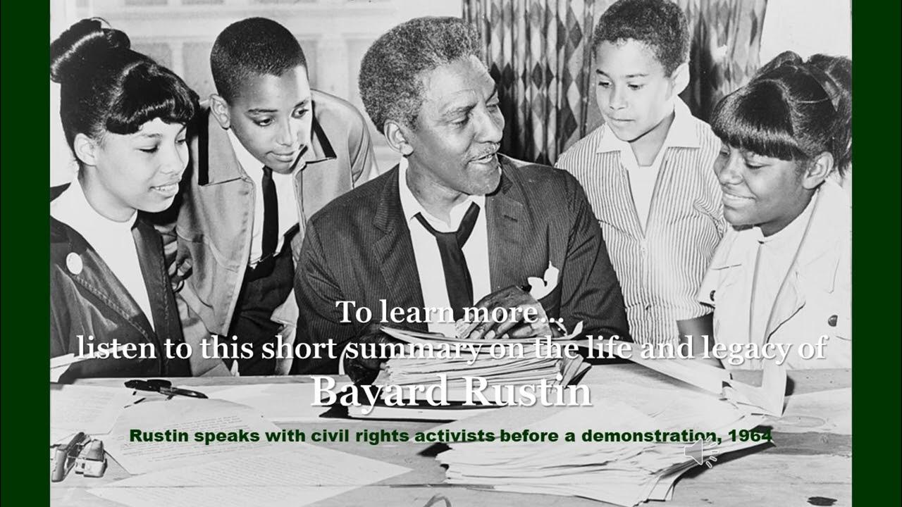 Black History - Bayard Rustin - YouTube