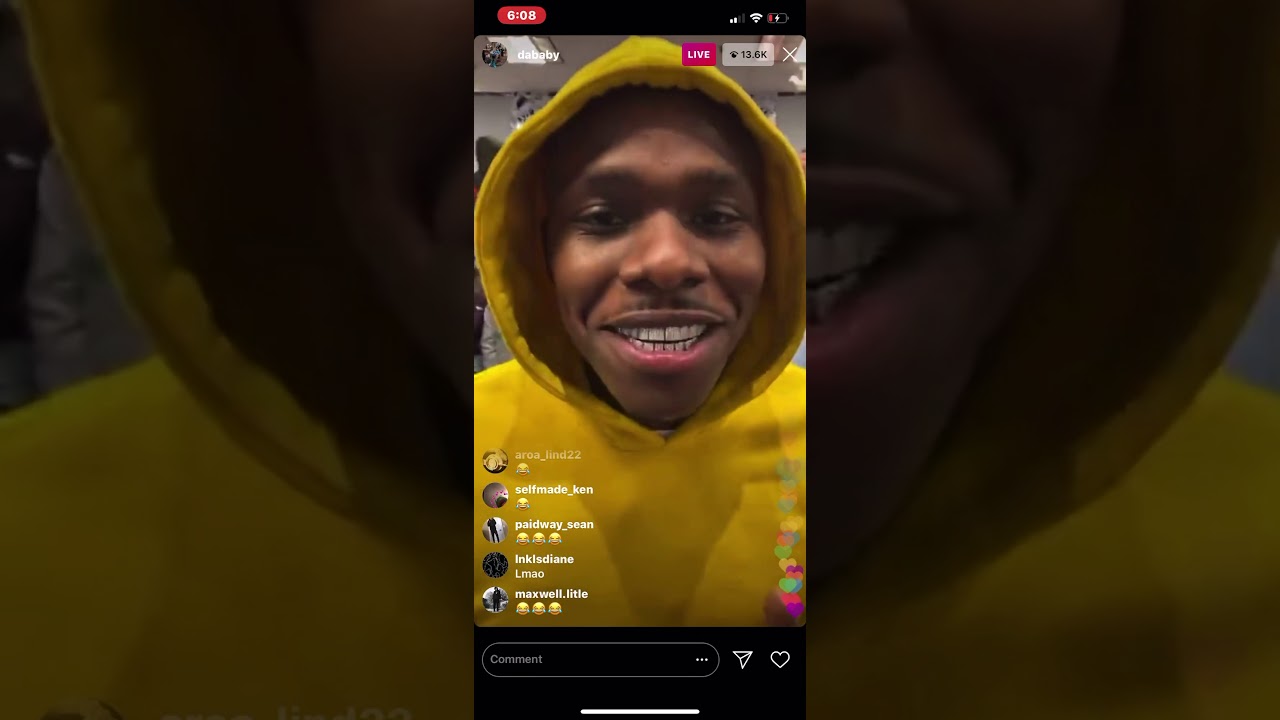 Da baby got out of jail and went live and seen the police and got off ‼ ...