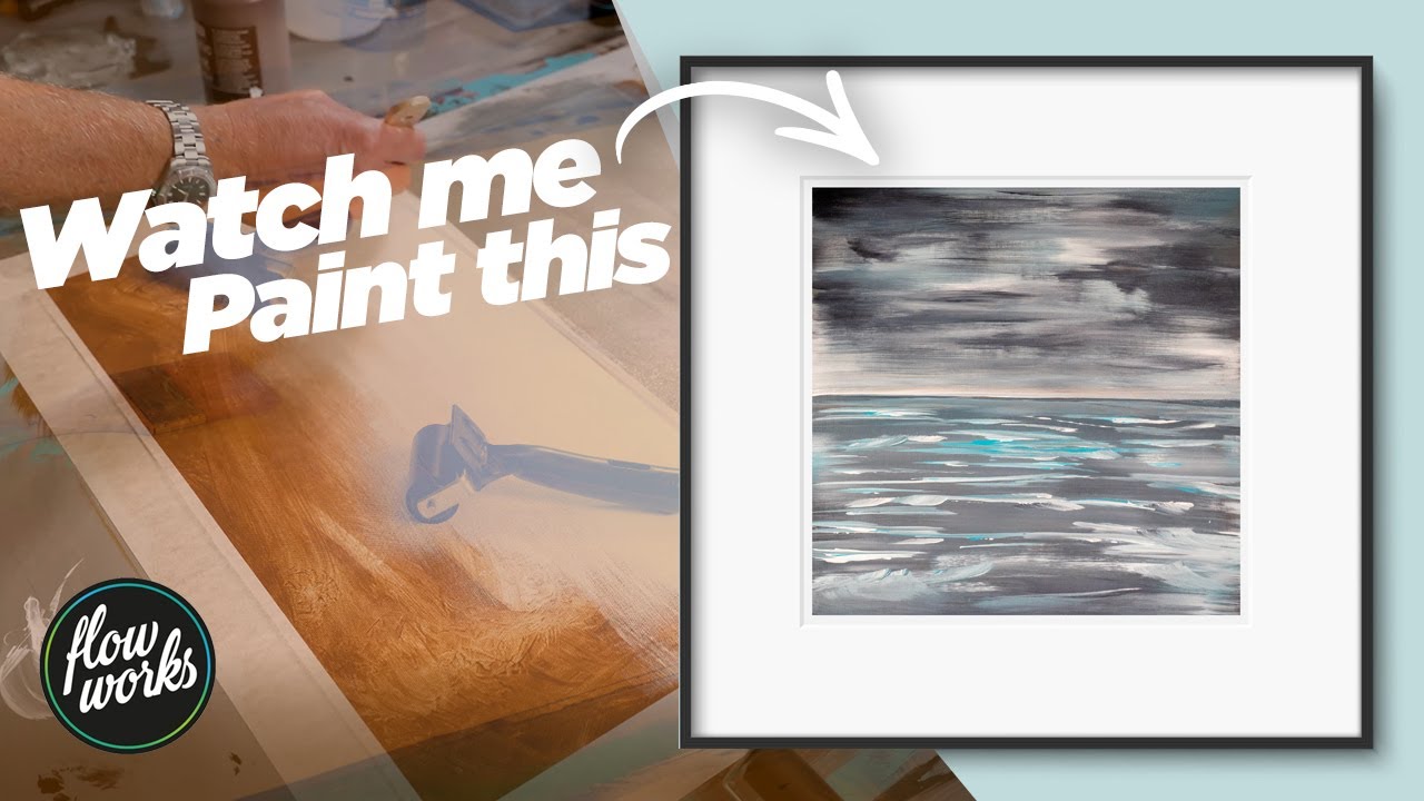 Easy Abstract Painting for Beginners - Learn how to use Acrylic Paints ...