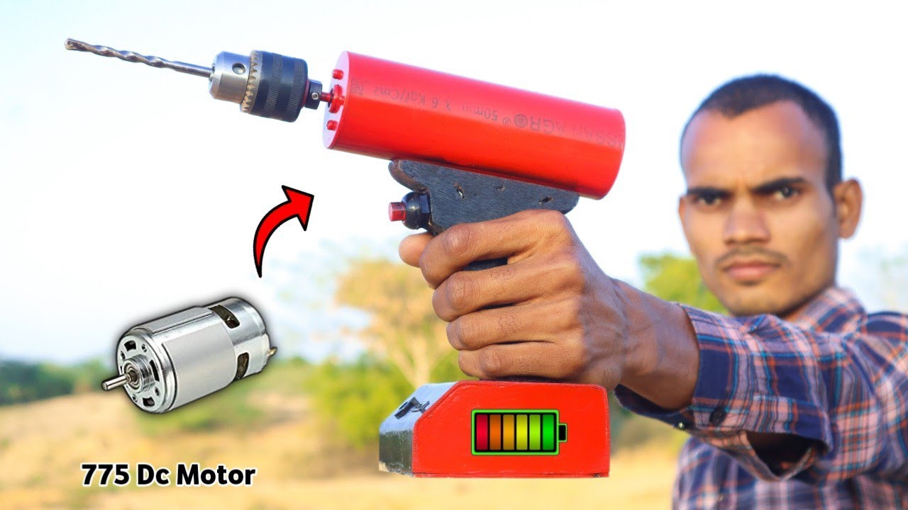 अब होगा घंटों का काम सेकेंडों मैं || How To Make Rechargeable Drill ...