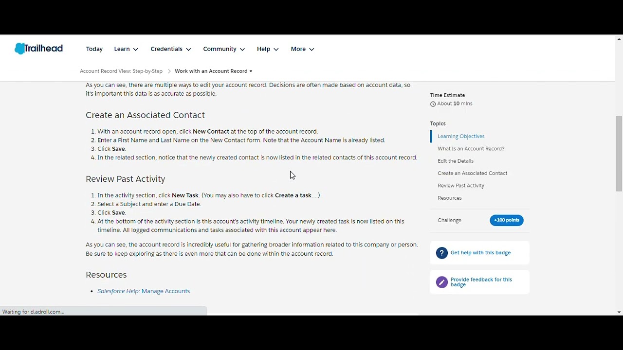 Account Record View: Step-by-Step | Work with an Account Record - YouTube