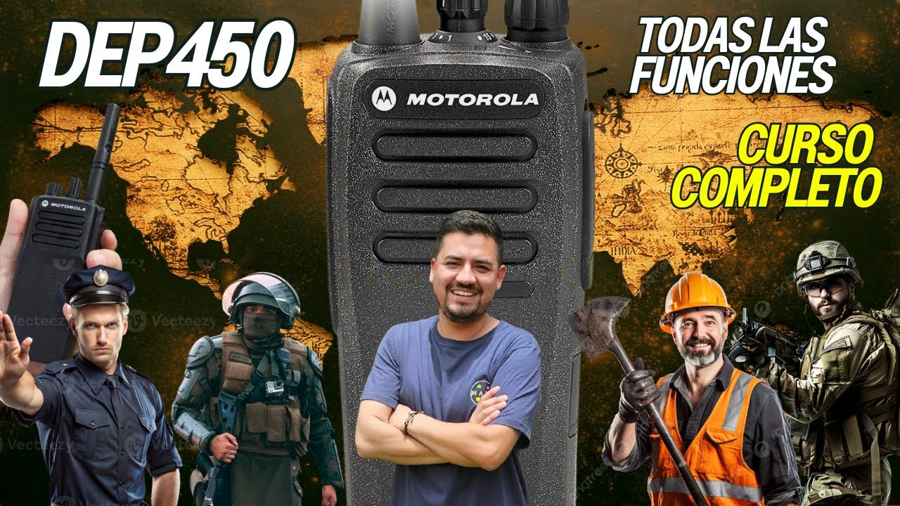 PROGRAMA TU RADIO MOTOROLA DEP450 DESDE CERO - curso de configuración ...
