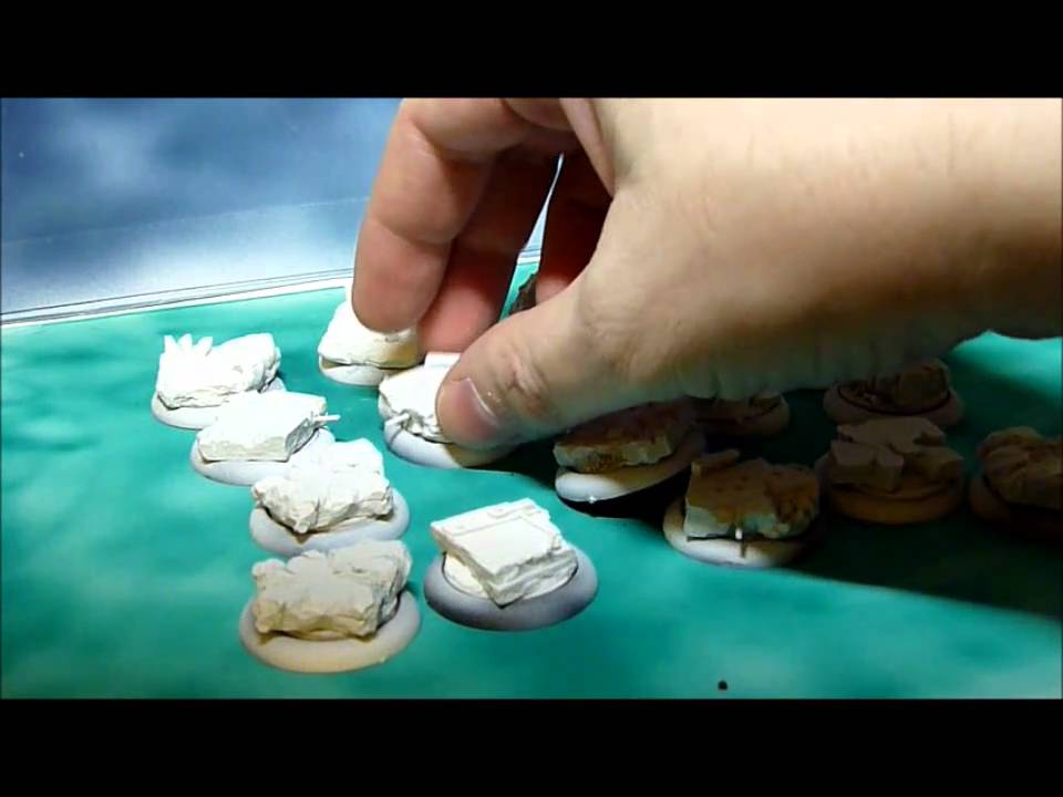 Miniature Basing, Bases and Projects - YouTube