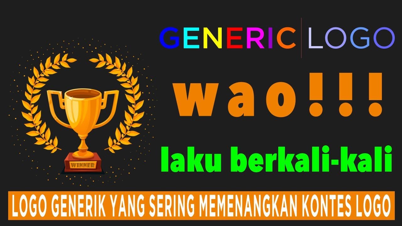 logo generik yang sering memenangkan kontes logo - YouTube