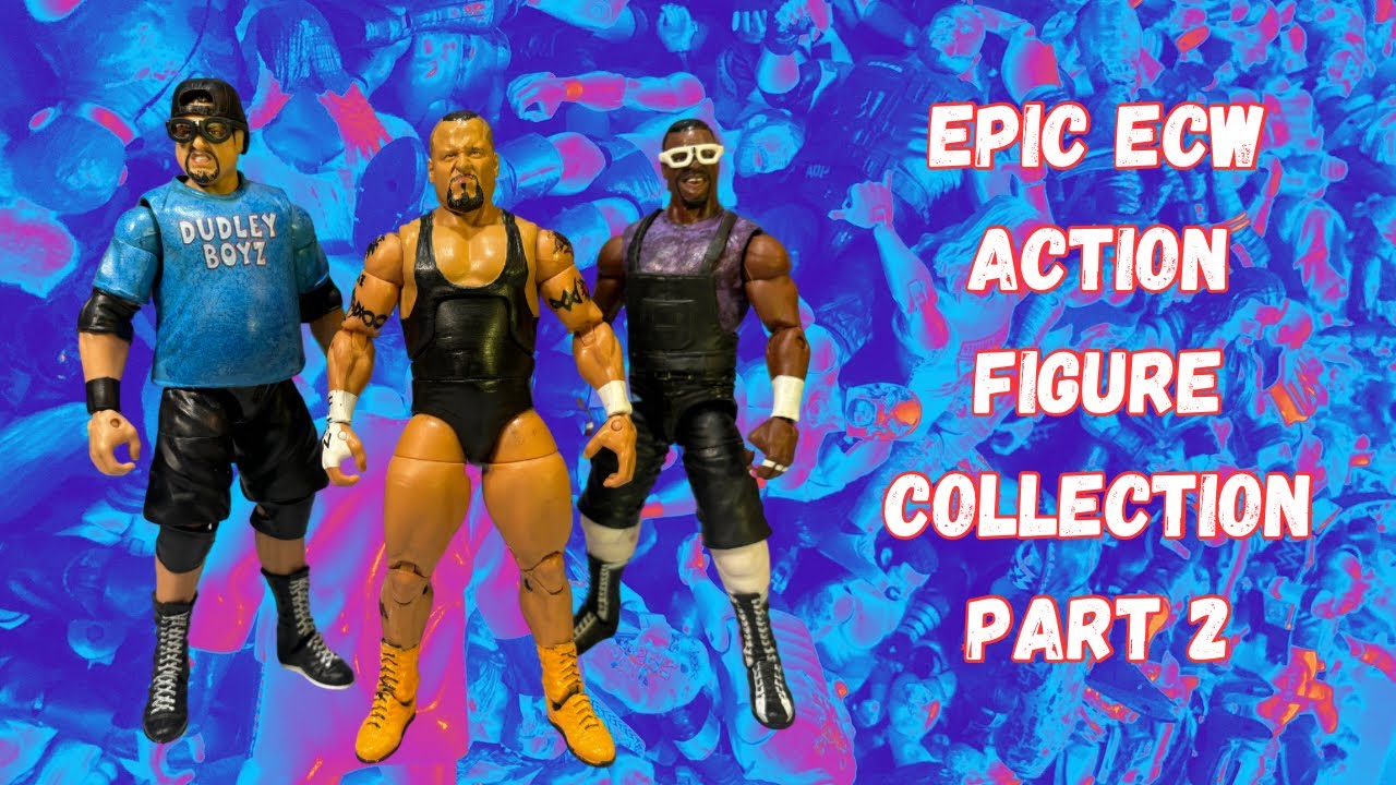 EPIC Mattel Attitude Era Action Figure Collection - ECW Part 2 - YouTube