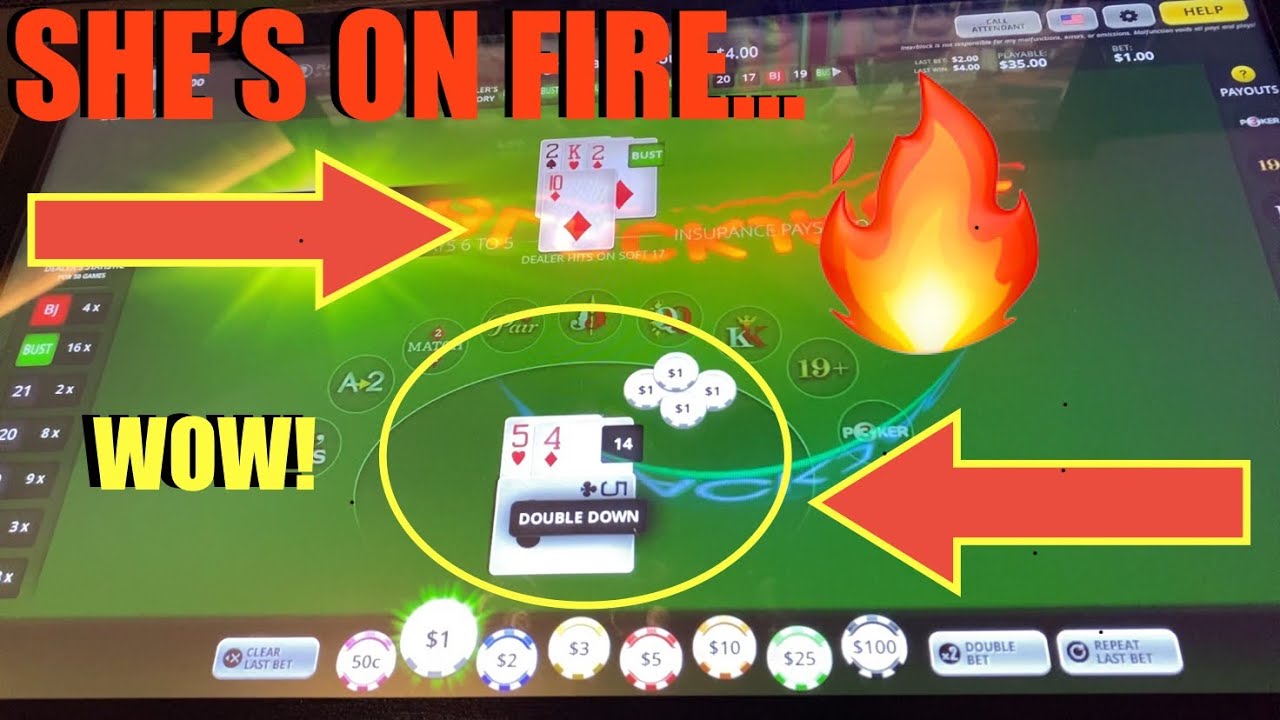This Virtual BlackJack Machine Got So Hot She Didn’t Want To Stop ...