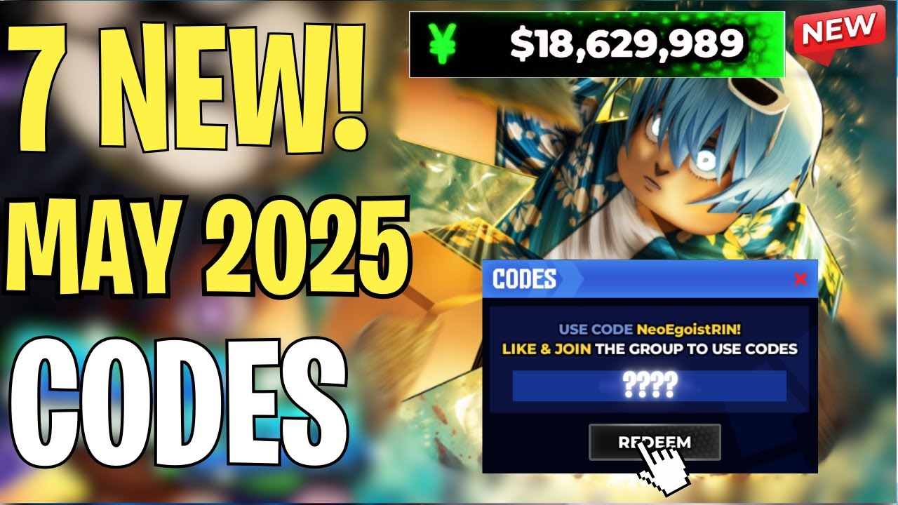 *NEW MAY 2025* ALL WORKING SUMMER UPDATE BLUE LOCK RIVALS CODES ...