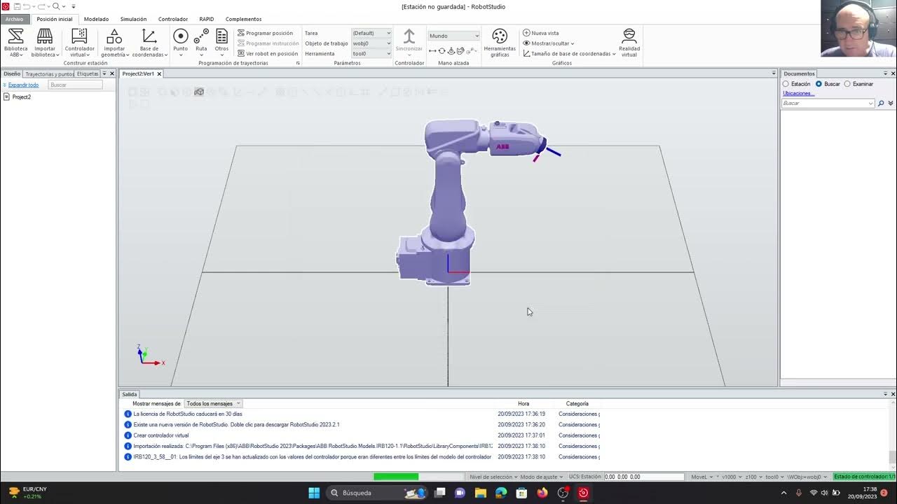 Robótica Video 01 Formas de empezar y guardar archivos y proyectos en Robotstudio - YouTube