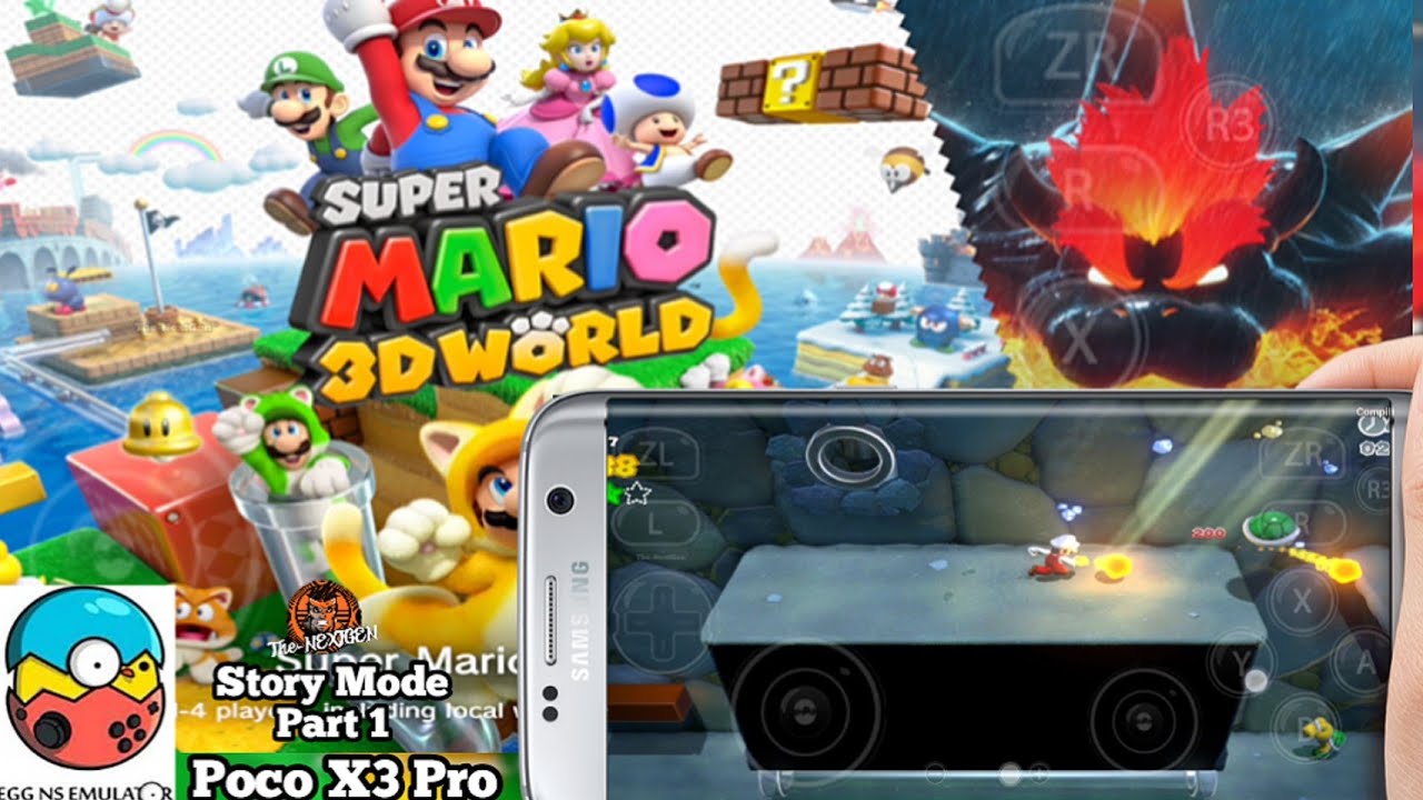Super Mario 3D World + Mobile Setting Story Mode Gameplay Part 1 - Egg ...