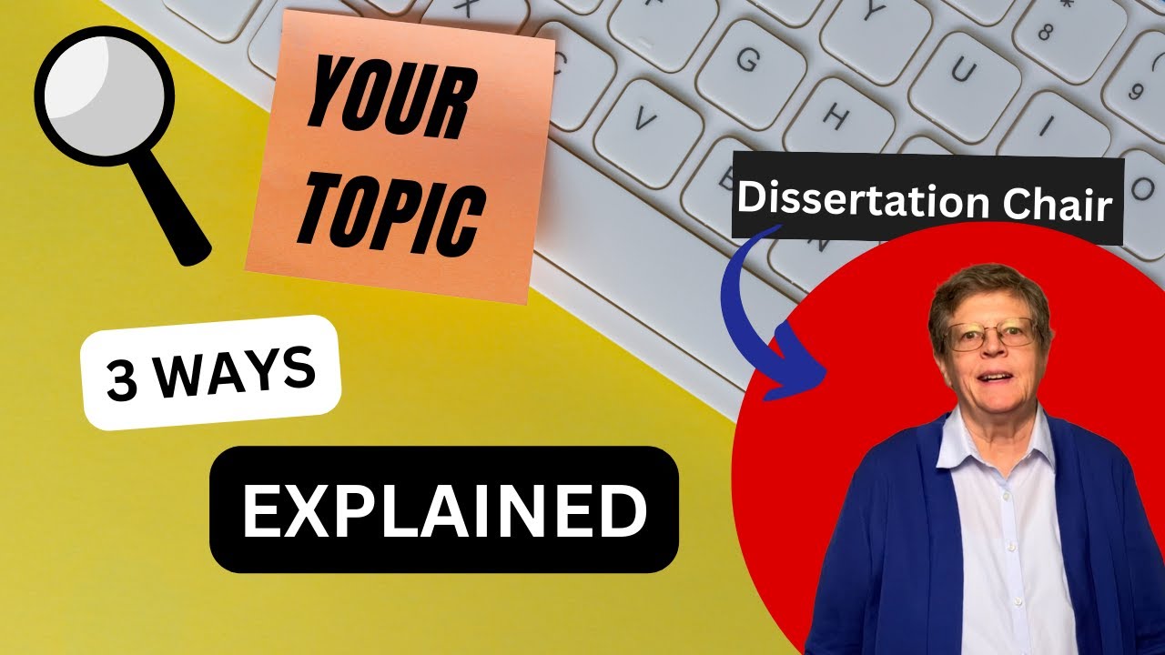 3 Ways to Find Your Dissertation Topic - YouTube