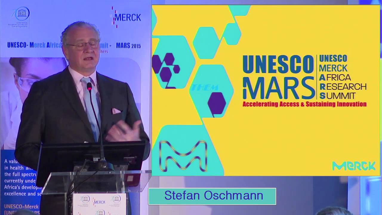 UNESCO - Merck Africa Research Summit 2015:- Stefan Oschmann-Chairman ...