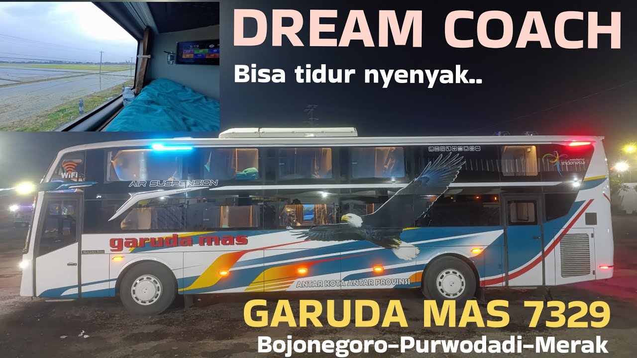 Arus balik mudik naik Garuda mas sleeper - YouTube