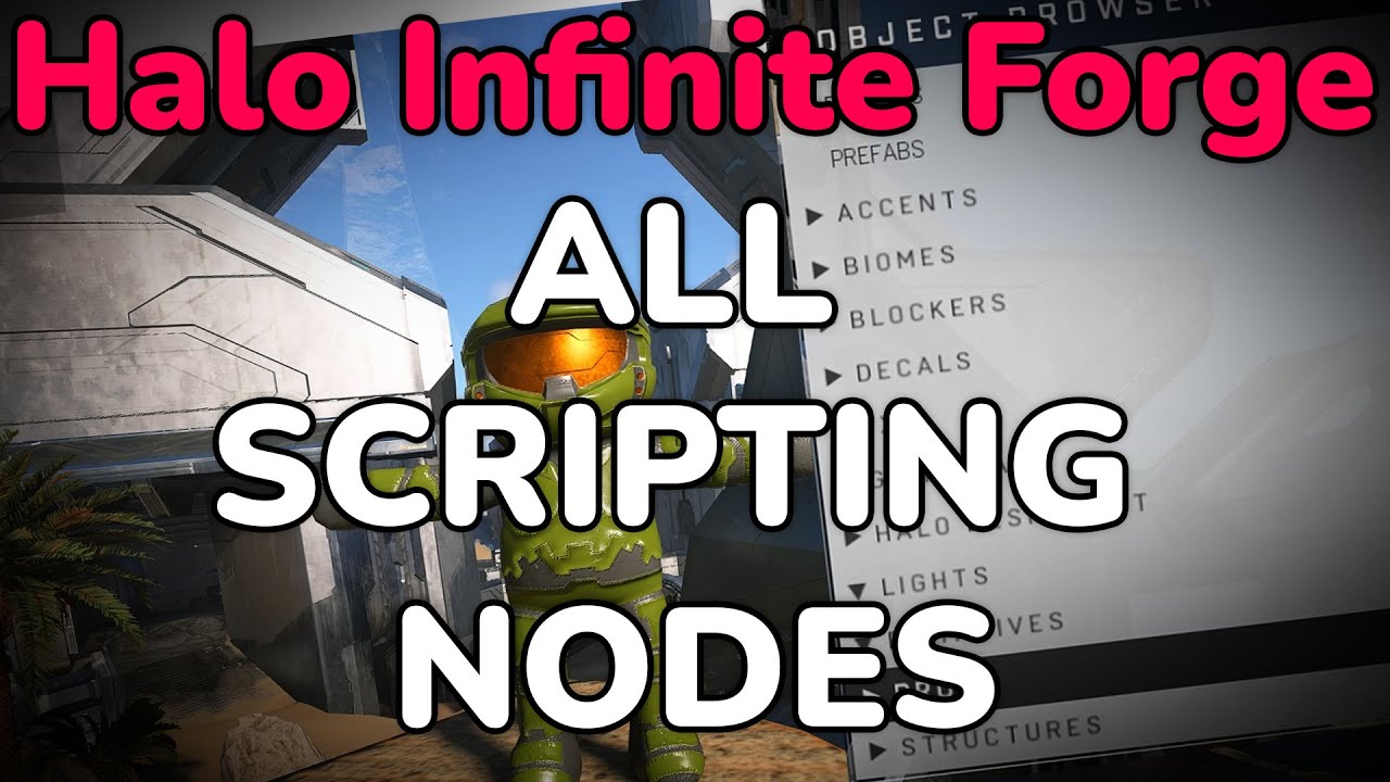 Halo Infinite Forge ALL node graph nodes - YouTube