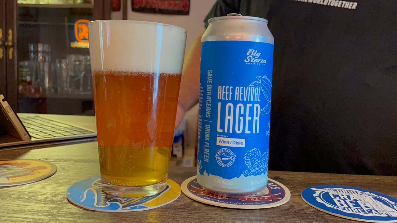 Reef Revival Lager - Lager - Big Storm Brewing - 4%abv - YouTube