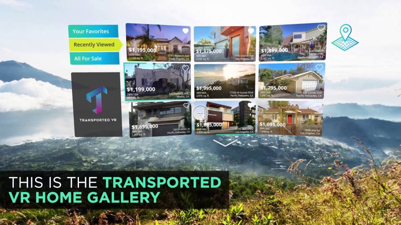 Shop for a Home in VR with Transported - YouTube