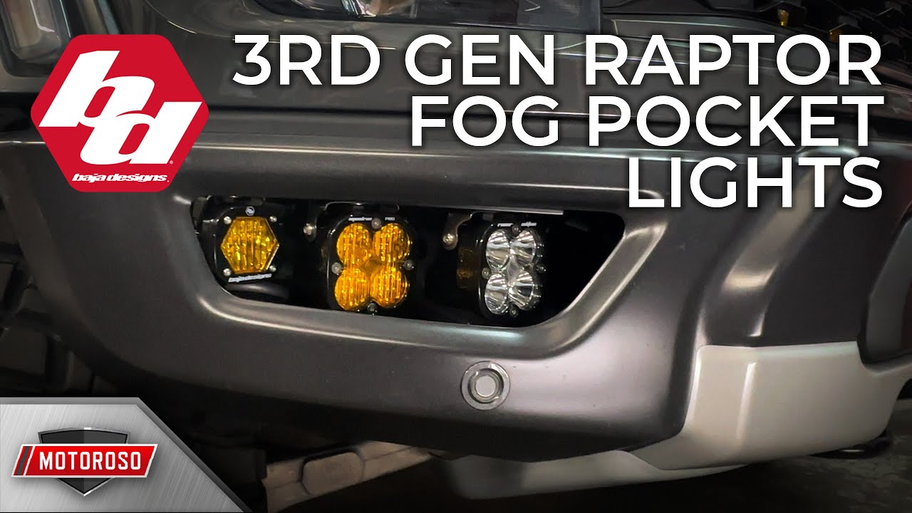 Baja Designs Fog Pocket Light Kits for the '21+ F-150 Raptor (3rd Gen ...