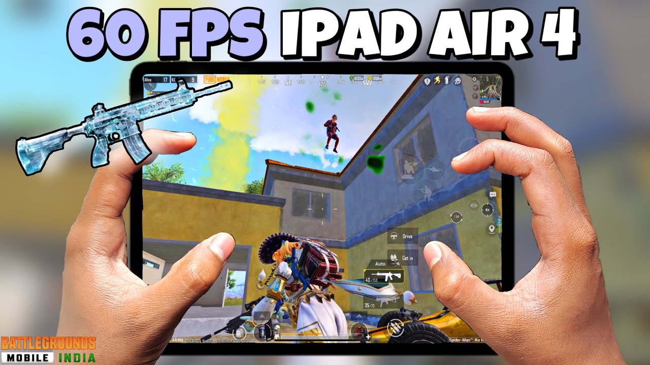 POWER OF 🔥60 FPS IPAD AIR 4 !!! PUBG MOBILE GAMEPLAY- BGMI - YouTube