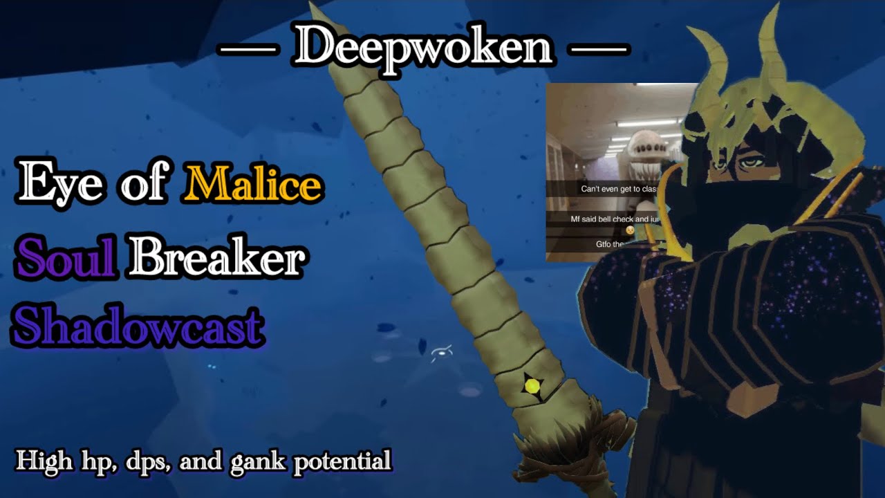 The STRONGEST eye of malice build in Deepwoken - YouTube