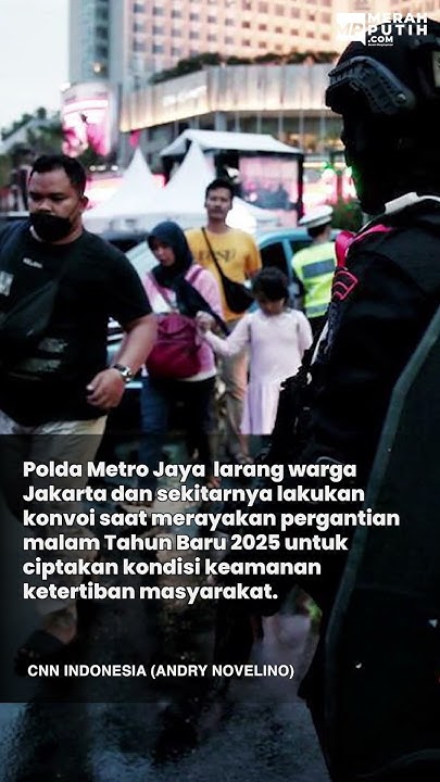 Polda Metro Larang Konvoi, Minta Warga untuk Berdoa saja Saat Malam Tahun Baru - YouTube