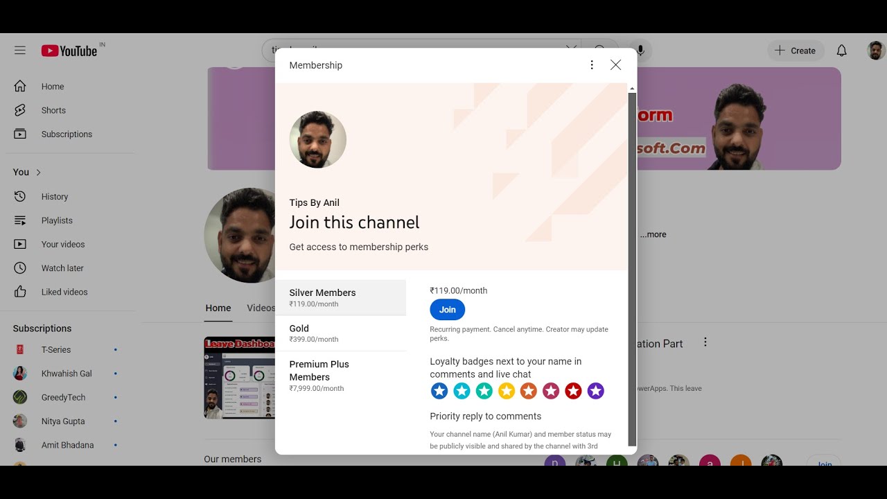 Join You tube Channel Membership for Power Platform Training and Many ...