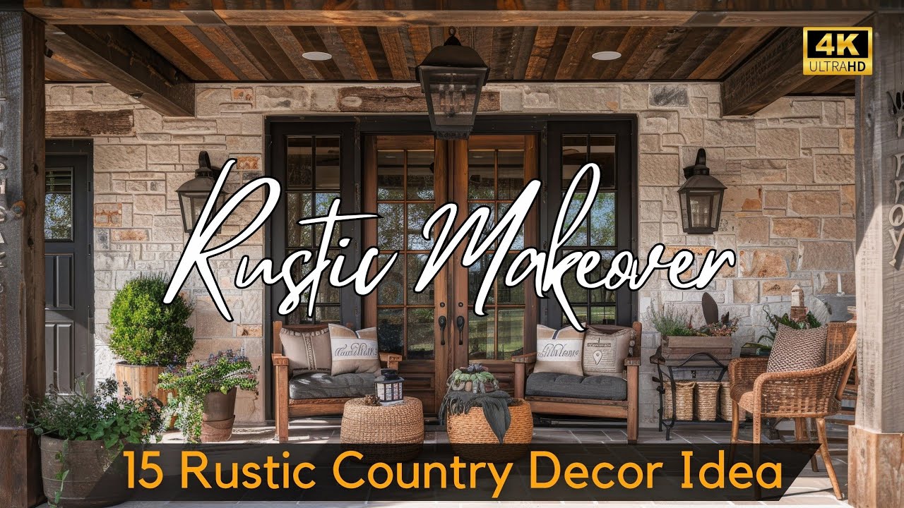 Rustic Makeover: 15 Charming Rustic Country Decor Ideas to Elevate ...