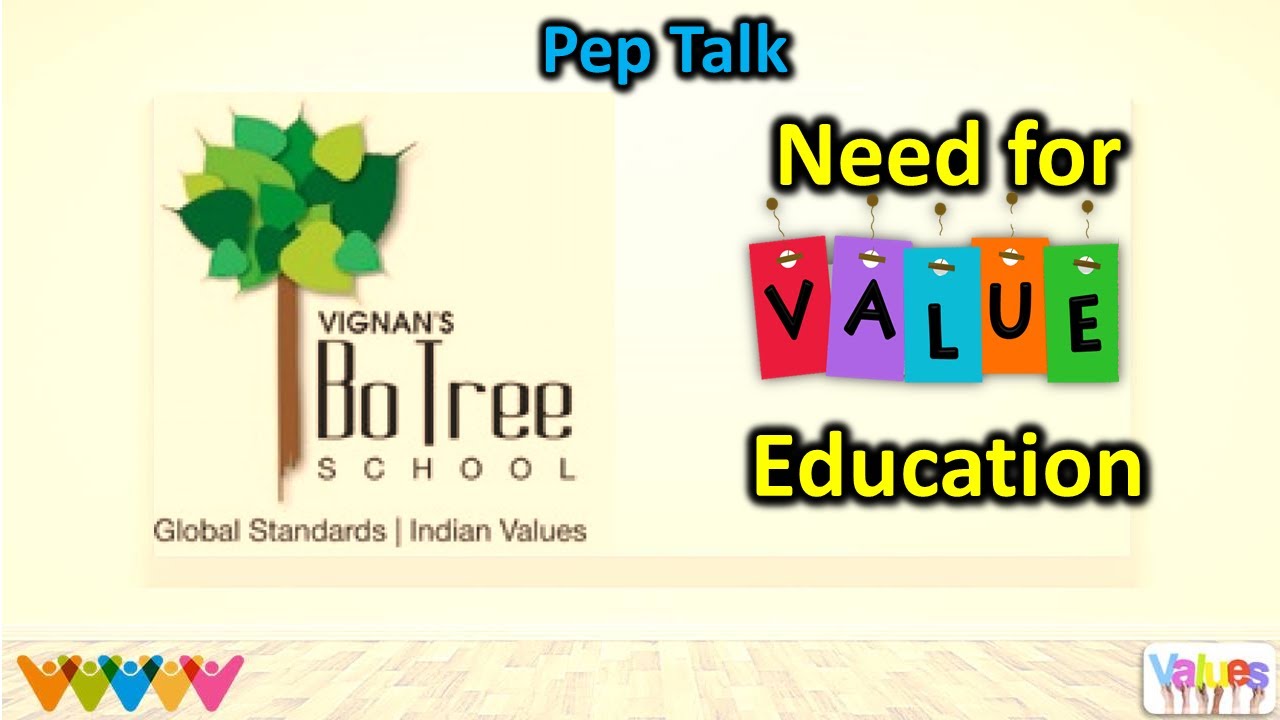 Value Education Contest - Pep Talk at Vignan School Nizampet - YouTube