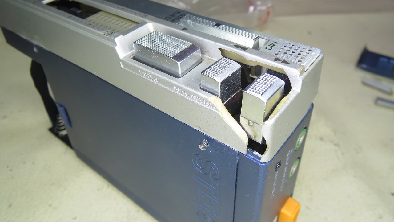 SONY Walkman TPS-L2 (no.3) Restoration & Repair 索尼 TPS-L2 (no.3) 磁帶/卡帶 ...