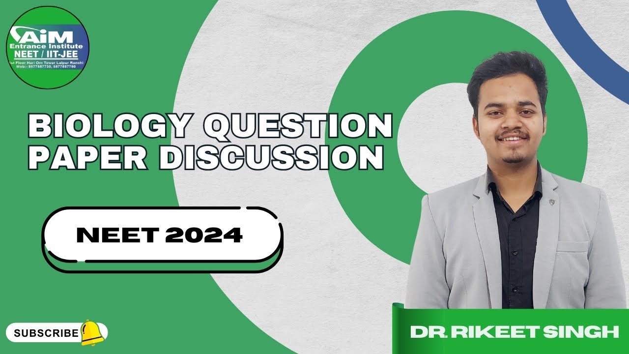 NEET 2024 PAPER | ANALYSIS BIOLOGY PAPER | PAPER LEAK | QUESTION ...