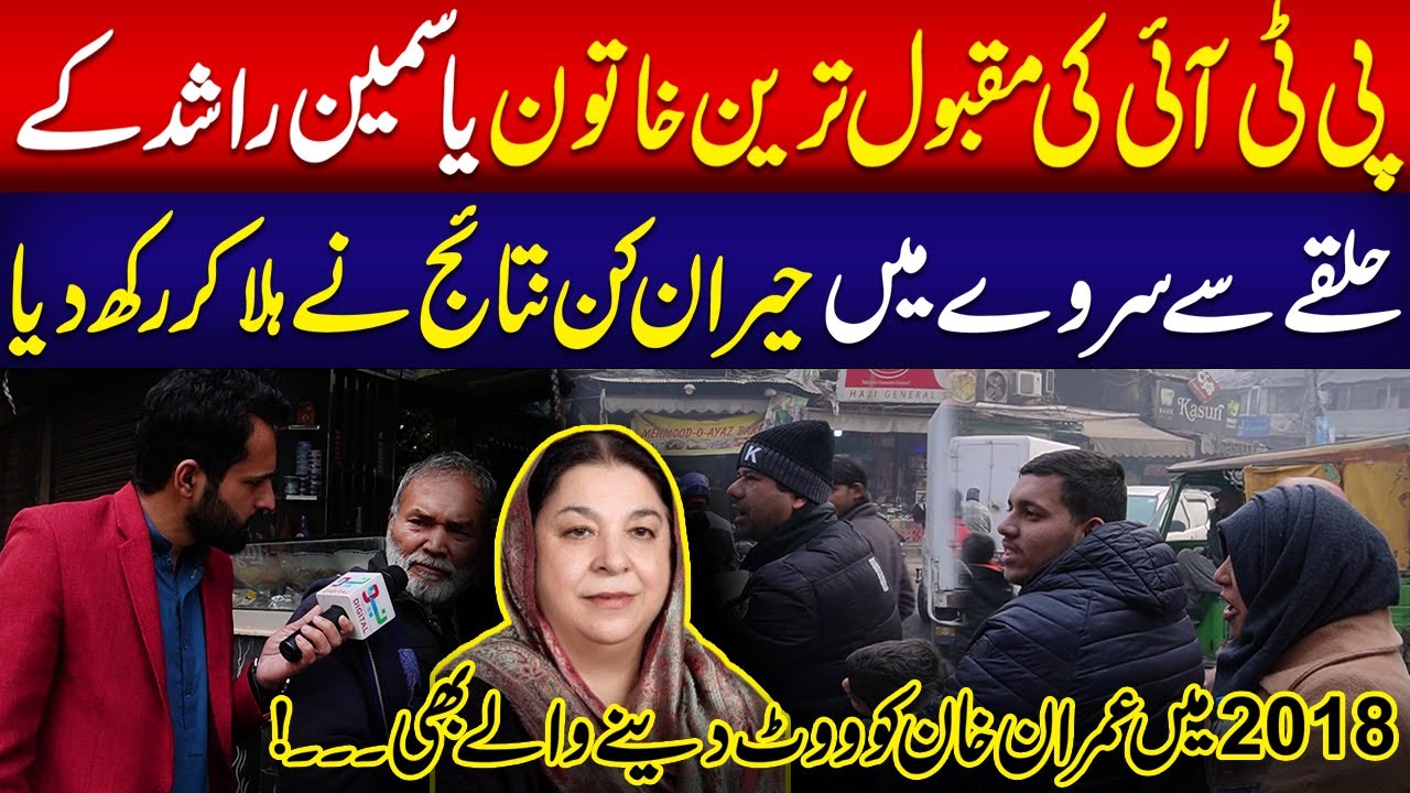 Yaseem Rashid Kay Halkay Sy Election Survey Main Heeran Kun Nataij ...