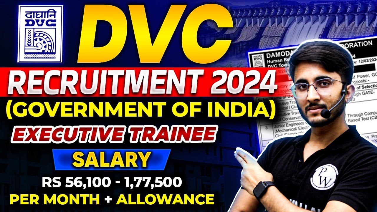 DVC Recruitment 2024 | Executive Trainee | Eligibility | Salary ...