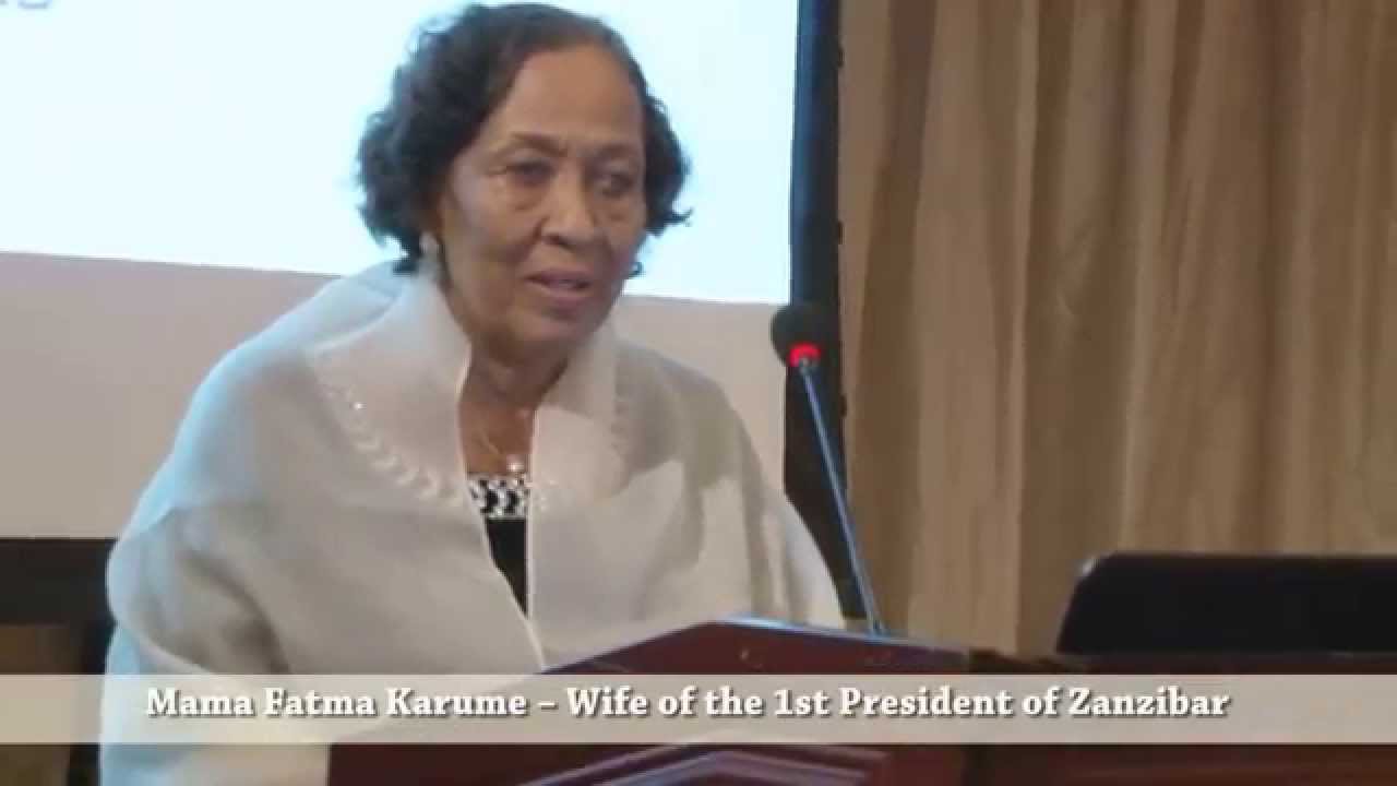 Mama Karume's Speech on Yusuf Manji's Award - YouTube